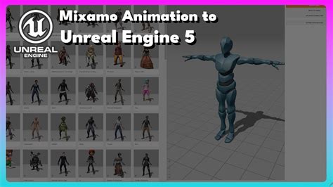 Mixamo Animation To Unreal Engine 5 Youtube