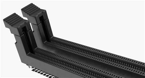 Ddr4 Dimm Memory Slot 3d Model 19 3ds Blend C4d Fbx Ma Obj Max Free3d