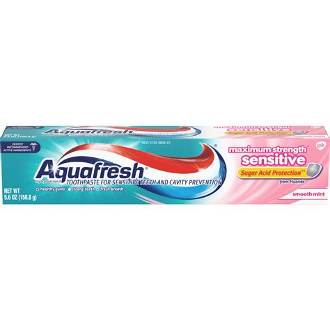 Aquafresh Maximum Strength Sensitive Ingredients Protection Сomposition