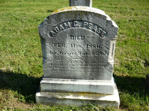 Adam C Pease 1818 1886 Find A Grave Memorial