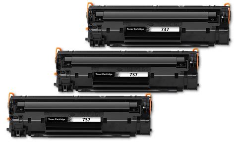 Canon 737 Compatible Black Toner Set Of 3 Shop Today Get It Tomorrow