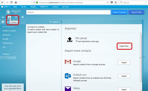 How To Import Contacts Into Your Att Net Email A Solution From The AT T Community AT T