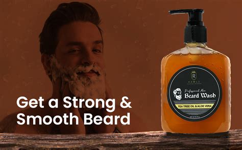Rawls Men Beard Wash For Men Softens Beard And Adds Shine Enriched
