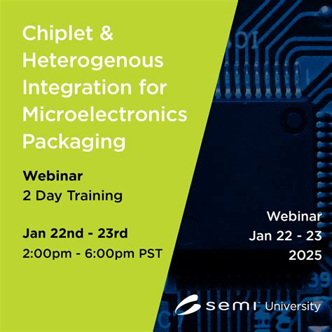 Chiplet And Heterogenous Integration For Microelectronics Packaging Semi
