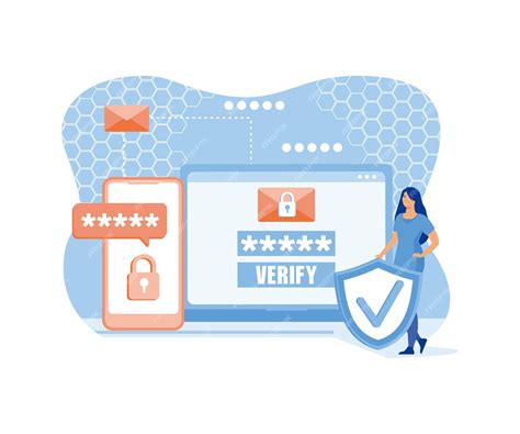 Premium Vector Otp Onetime Password For Secure Transaction On Digital Payment Transaction For