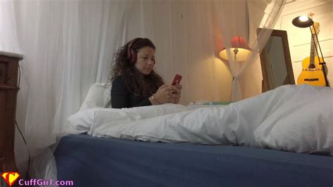 Cuffed In Bed Cuffgirl