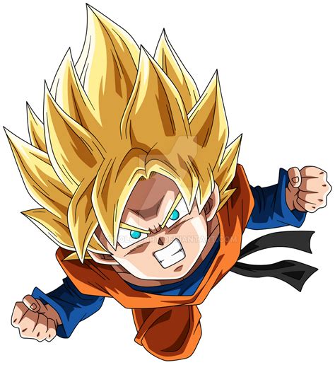 Goten SSJ By Cholo15ART On DeviantArt