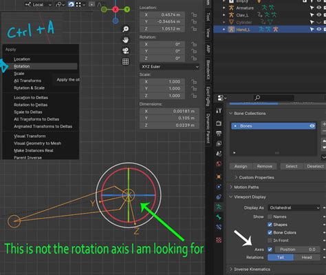 Riy Set Local X Axis Rotation Animation And Rigging Blender