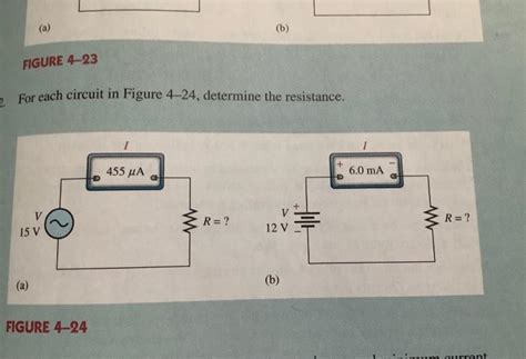 Solved For Each Circuit In Figure 4 24 Determine The