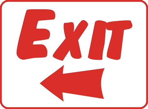 Interstate Exit Sign Clip Art