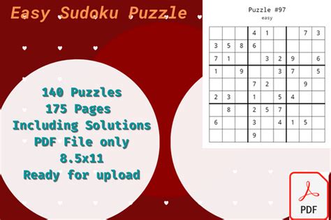 Sudoku Puzzles Adult Activity Graphic By Sadia Design House Creative Fabrica