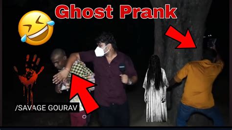 Ghost Prank Gone Wrong 😱☠️ Harshrajputofficial Funny Ghost Prank
