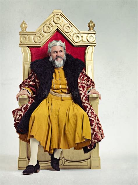 Man Sitting On Throne