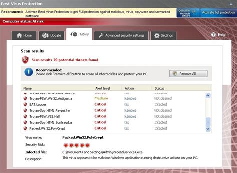 Best Virus Protection Removal Guide Windows Pc Infection Fake Av
