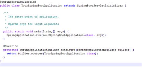 Deploy Spring Boot War To External Tomcat Java Codez Up