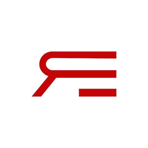 Premium Vector Re Initial Design Logo Business