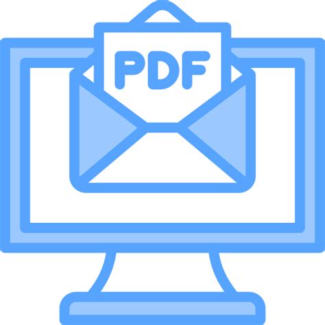 Pdf File Generic Blue Icon