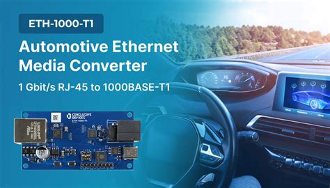 Eth 1000 T1 Automotive Ethernet Media Converter Conclusive Engineering
