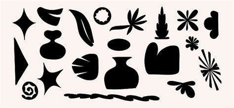 추상 그루비 꽃 포스터 Y2k 현대적인 트렌디한 미니멀리스트 스타일 벽지 벽 장식 패브릭 엽서 표지 템플릿 배너를 위해 손으로