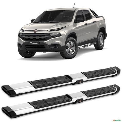 Estribo Lateral Fiat Toro 2016 A 2023 Alumínio Cromado Keko My 596651