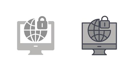 Internet Security Icon 42865100 Vector Art At Vecteezy