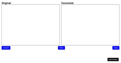 Minify Js Codesandbox