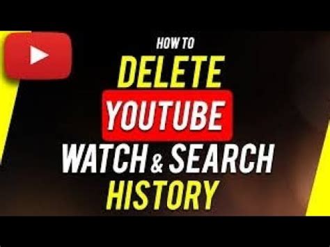 How To Delete Search History On YouTube App Clear YouTube Search History YT Search History