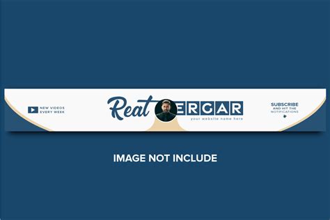 A Minimal Clean Youtube Banner Template Graphic By Frakibuix Creative Fabrica