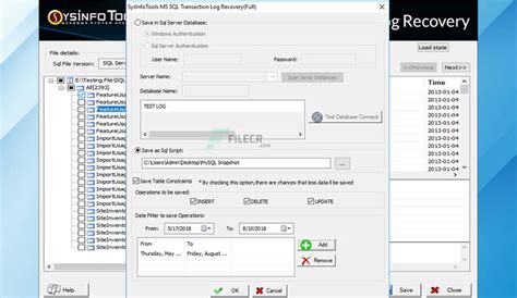 Sysinfotools Ms Sql Transaction Log Recovery Filecr
