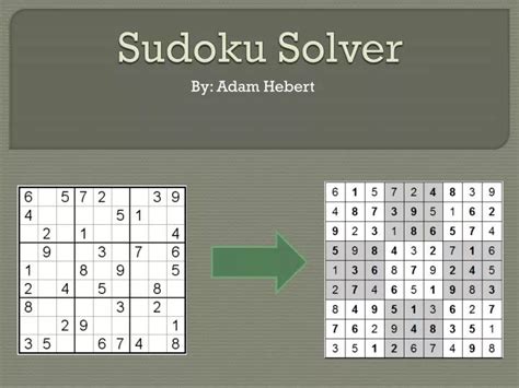 Ppt Sudoku Solver Powerpoint Presentation Free Download Id2261215 Ppt Sudoku Solver Powerpoint Presentation Free Download Id2261215