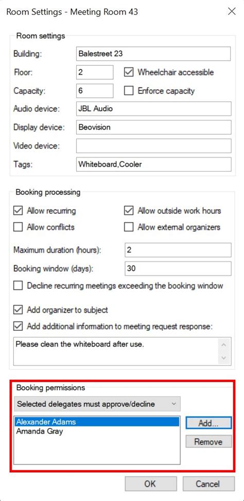 Set Calendarprocessing Resourcedelegates Easy365manager