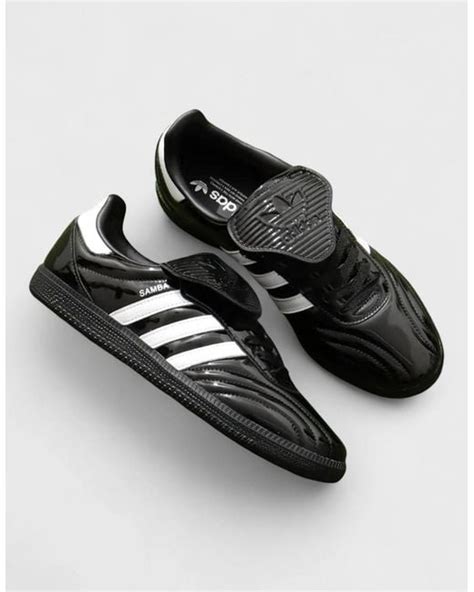 Adidas Samba Lt Patent Leather In Black Lyst Uk