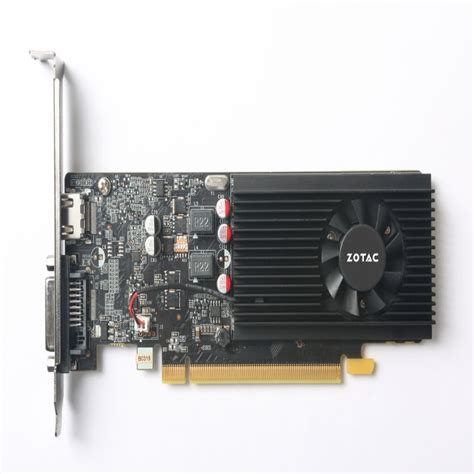 Zotac GT 1030 2 GB DDR5 HDMI DVI Low Profile ZT P10300A 10L QuickHard
