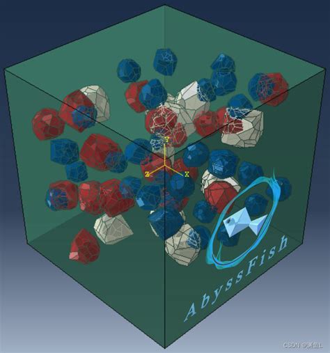 abaqus 三维多面体骨料 随机多面体3d 无干涉多面体骨料模型 abaqus三维随机骨料建模 csdn博客