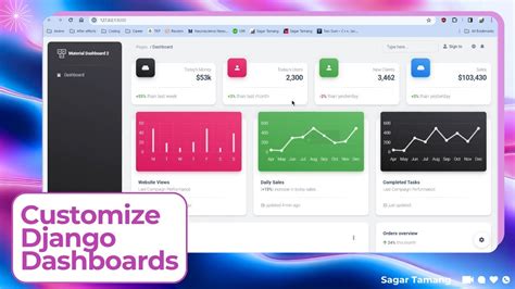 How To Customize The Dashboard Templates In Django Appseed Django