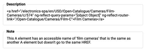 Amp Error On Pdp Duplicate Labels Point To Different Href · Issue