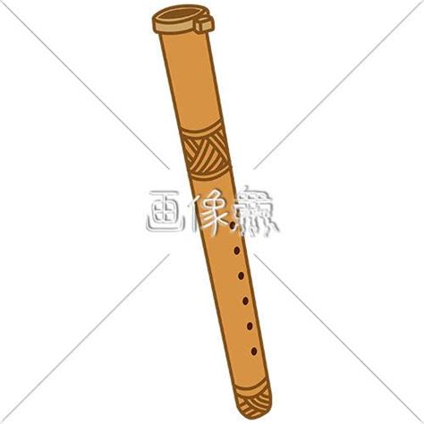 ガムランの代表的な管楽器スリン 画像衆
