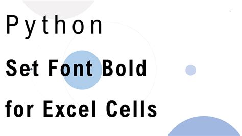 Python OpenPyXL Font Bold For Excel Cells