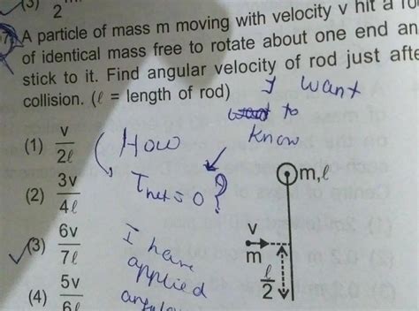 [answered] 2 a particle of mass m moving with velocity v hit a of kunduz