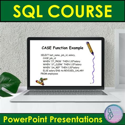 Sql Course 13 Powerpoint Lessons For Structured Query Language Made By Teachers