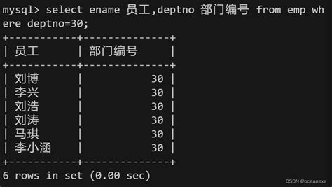 Mysql 单表查询综合练习单表查询练习 Csdn博客