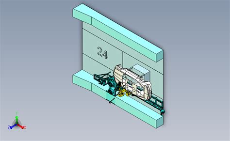 机器人自动装配汽车轮胎自动化 Step 模型图纸下载 懒石网
