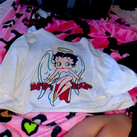 Betty Boop Tops Betty Boop Crop Top Xl Poshmark