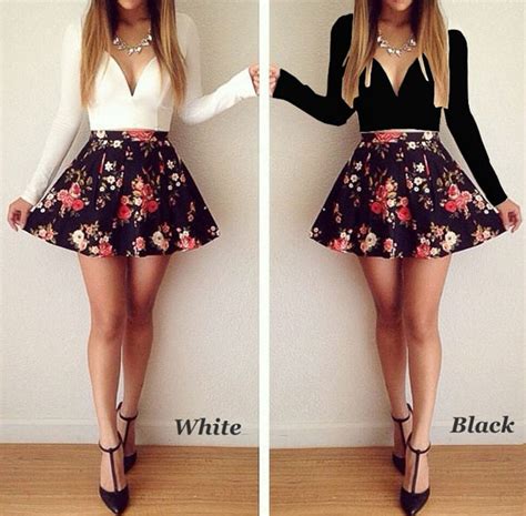 Sexy Deep V Floral Long Sleeve Mini Dress Fashion Dresses Clothing And Apparel Bygoodscom