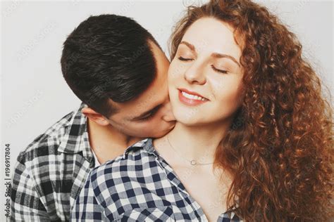Passionate Kiss On Neck