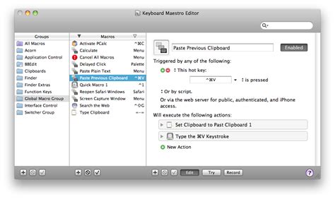 keyboard maestro 5 documentation screenshots