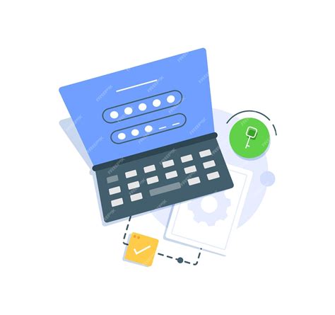 Premium Vector Login And Passwordsecure Notice Login Verificationlogin Form Page With Lock And