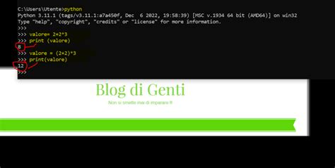 Operazioni Di Matematica Python Blog Di Genti