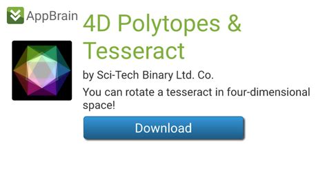 4d Polytopes And Tesseract For Android Free App Download