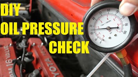 How To Check Your Oil Pressure Youtube